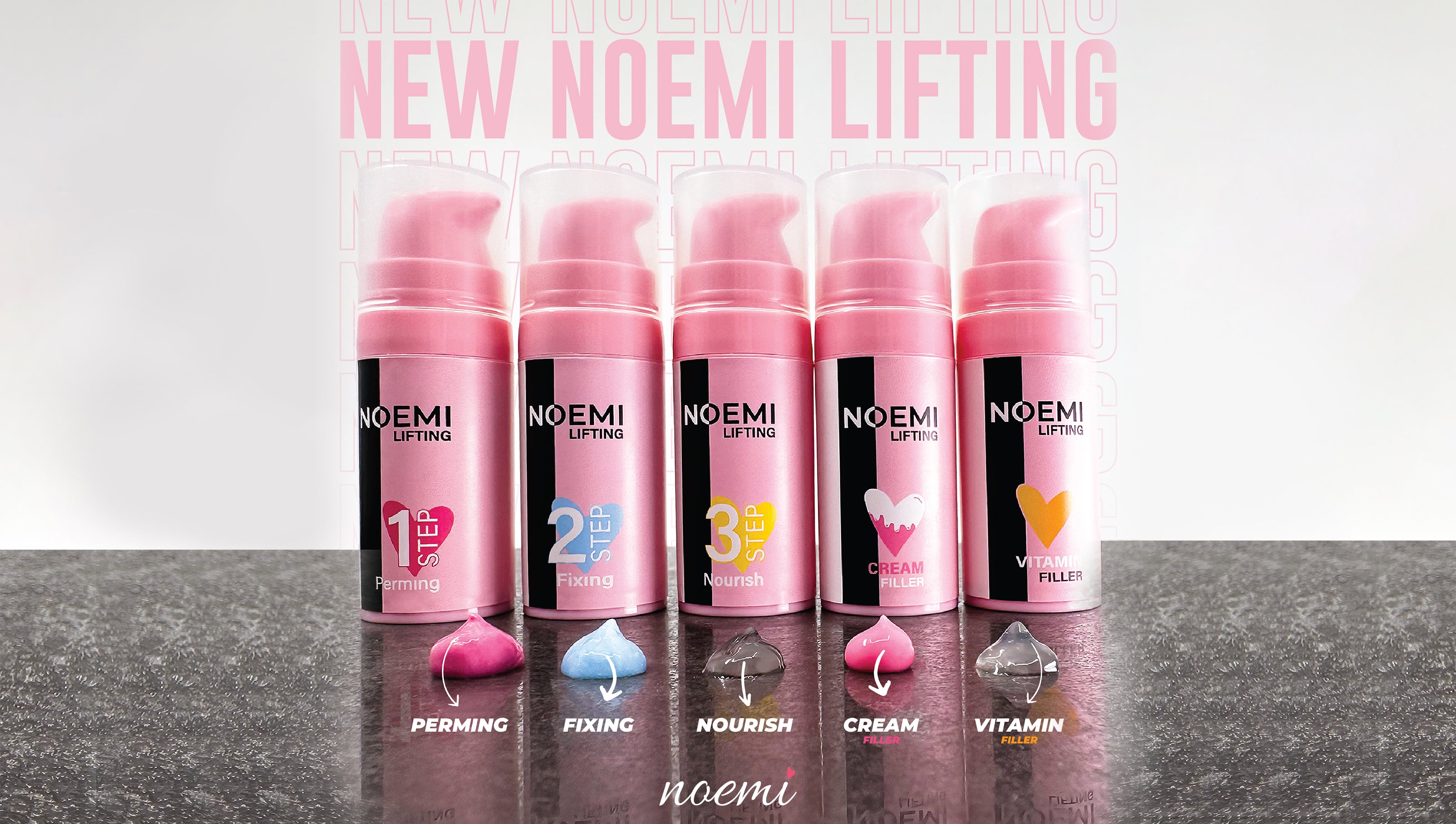 Noemi Pro Lash and Brow Keratin Lift / Lamination with Cream and Vitam ...