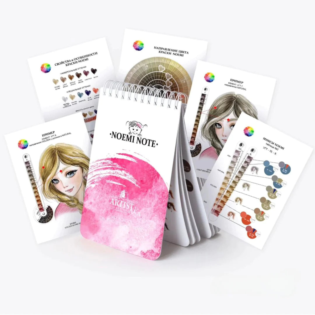 Noemi Dye Note - Color Guide Manual – Bronsun USA